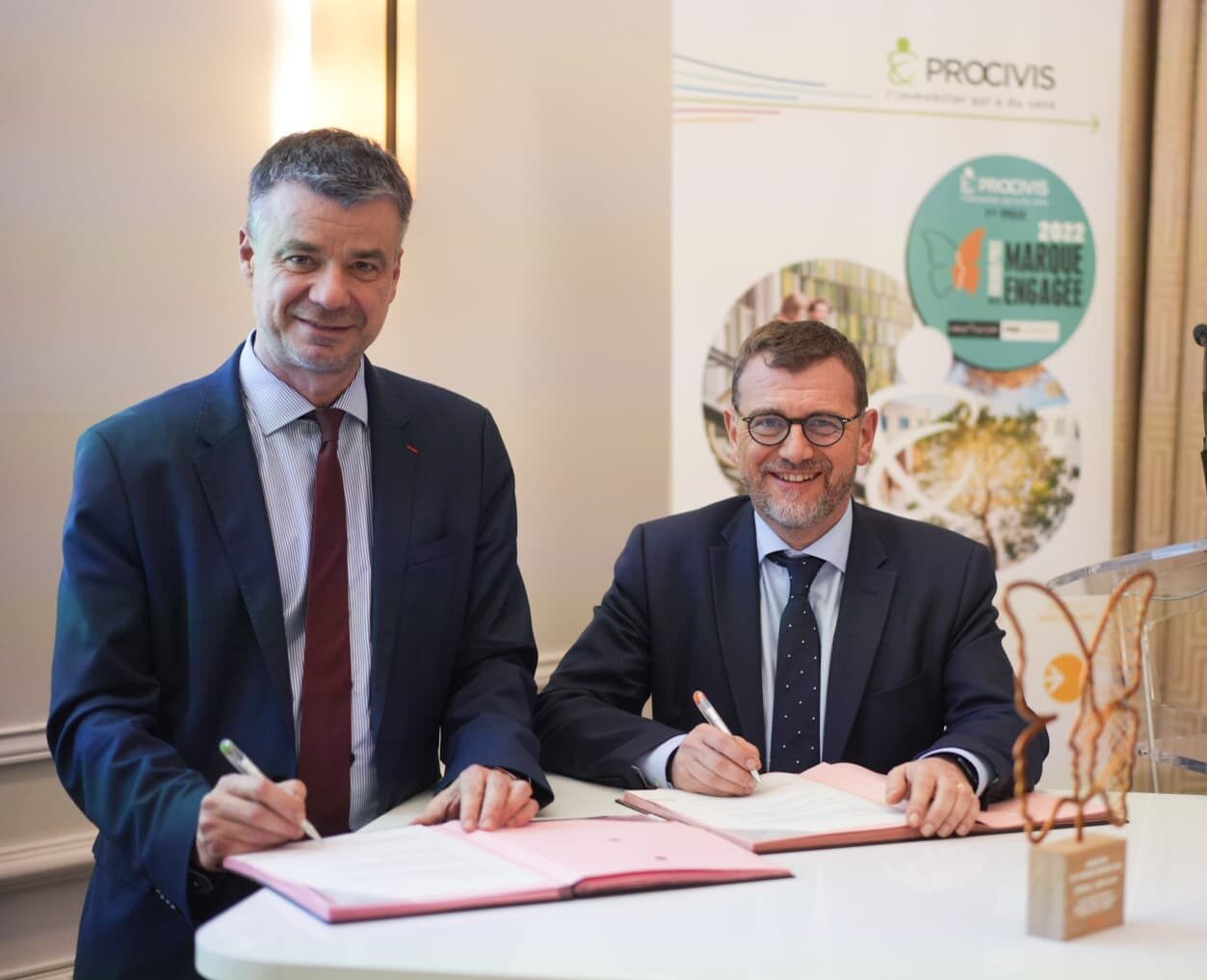 Signature de la nouvelle convention de partenariat État-Procivis 2023-2030